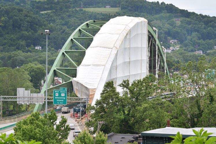 Big Top in Wheeling: Crews Preparing to Sandblast, Paint Fort Henry ...